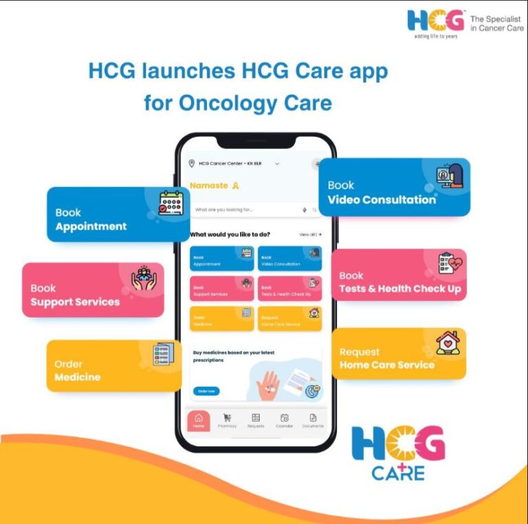 Cancer Care: HCG launches ‘HCG Care’ App for cancer patients – THE ...